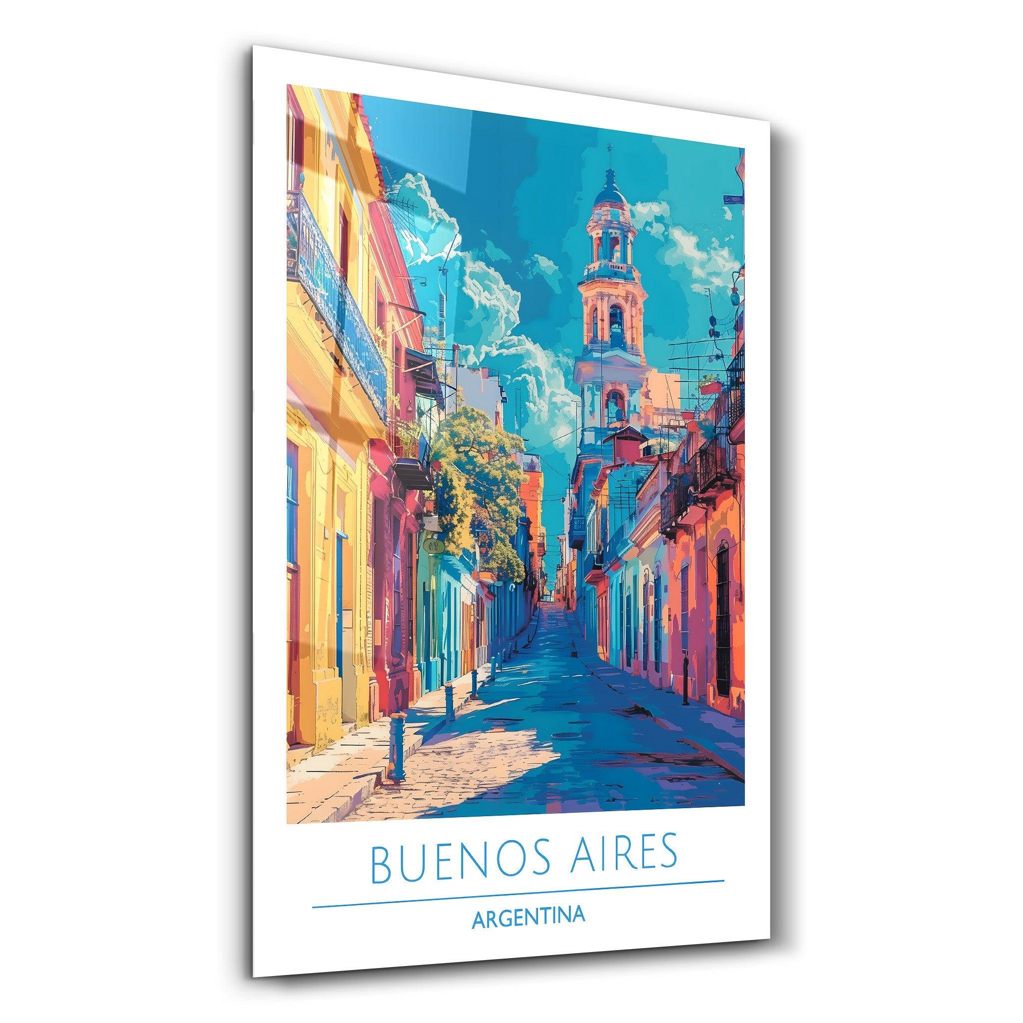 Buenos Aires Argentina 2-Travel Posters | Glass Wall Art – Artdesigna