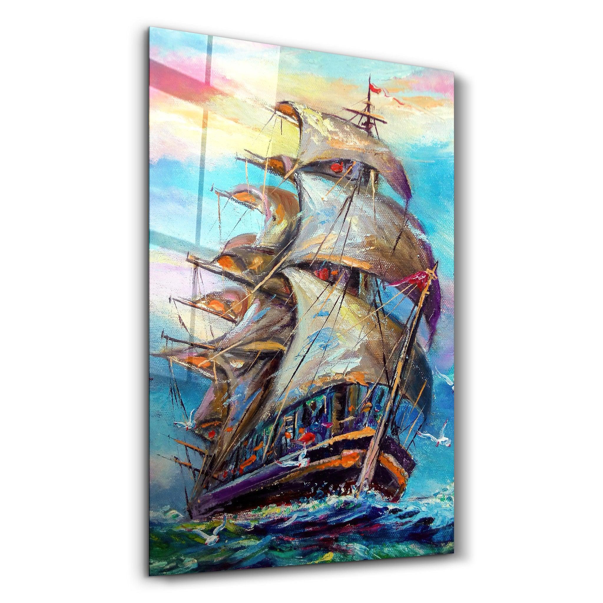 Galleon | Glass Wall Art – Artdesigna
