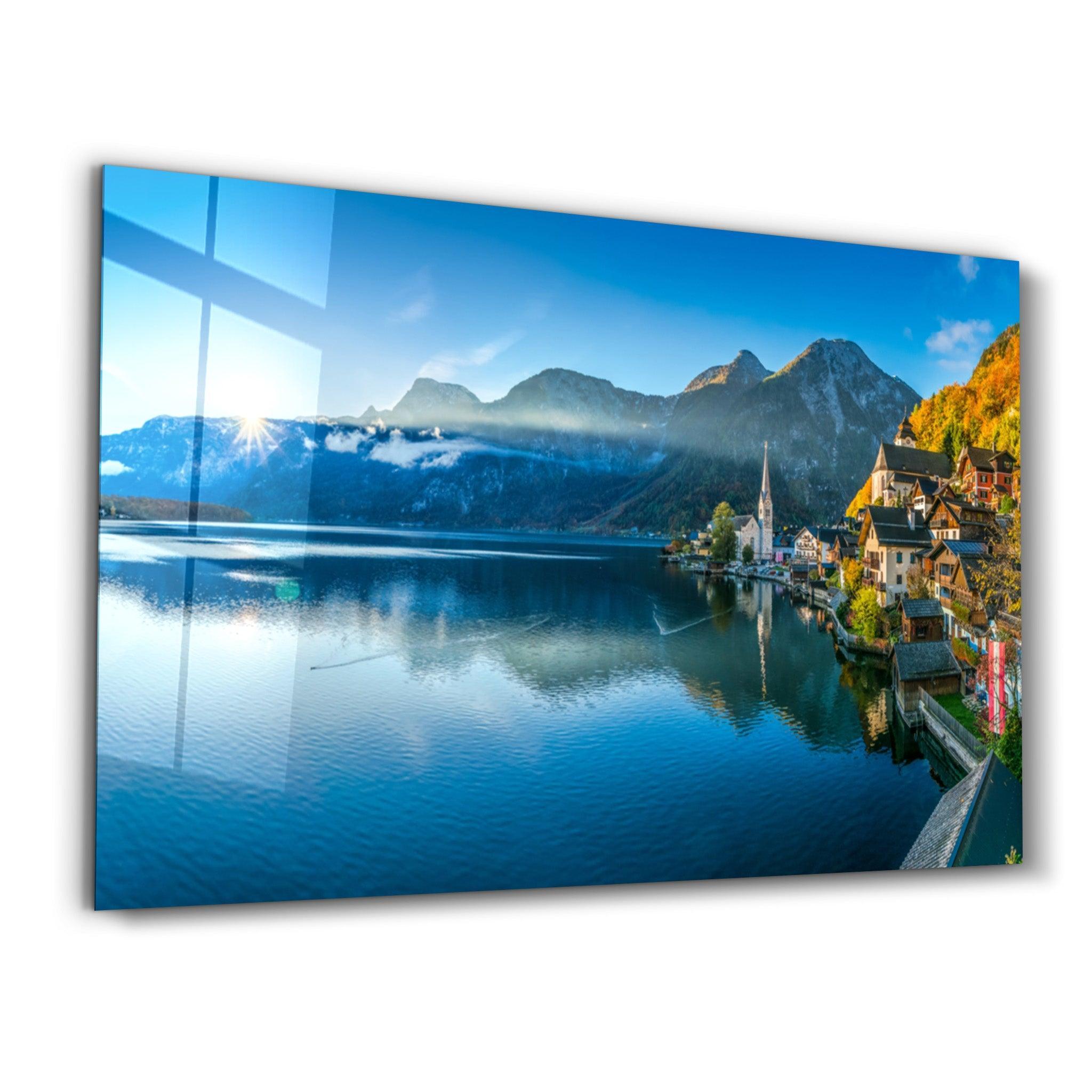 The Edge of the Blue | Glass Wall Art – ArtDesigna Glass Printing Wall Art