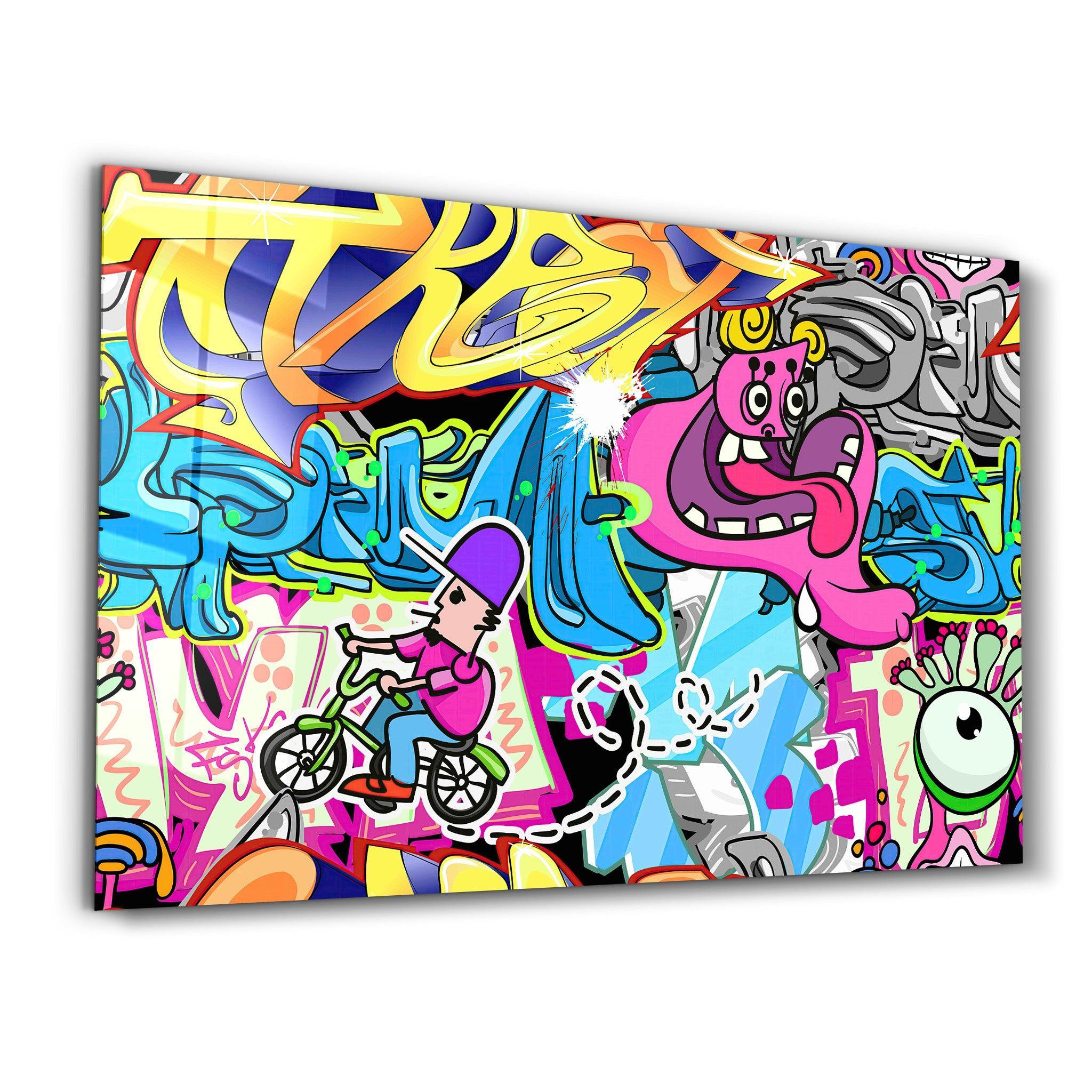 Street Art・Designer's Collection Glass Wall Art – Artdesigna