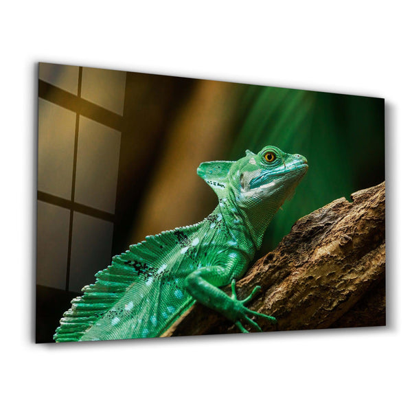 Wild Green | Glass Wall Art – Artdesigna