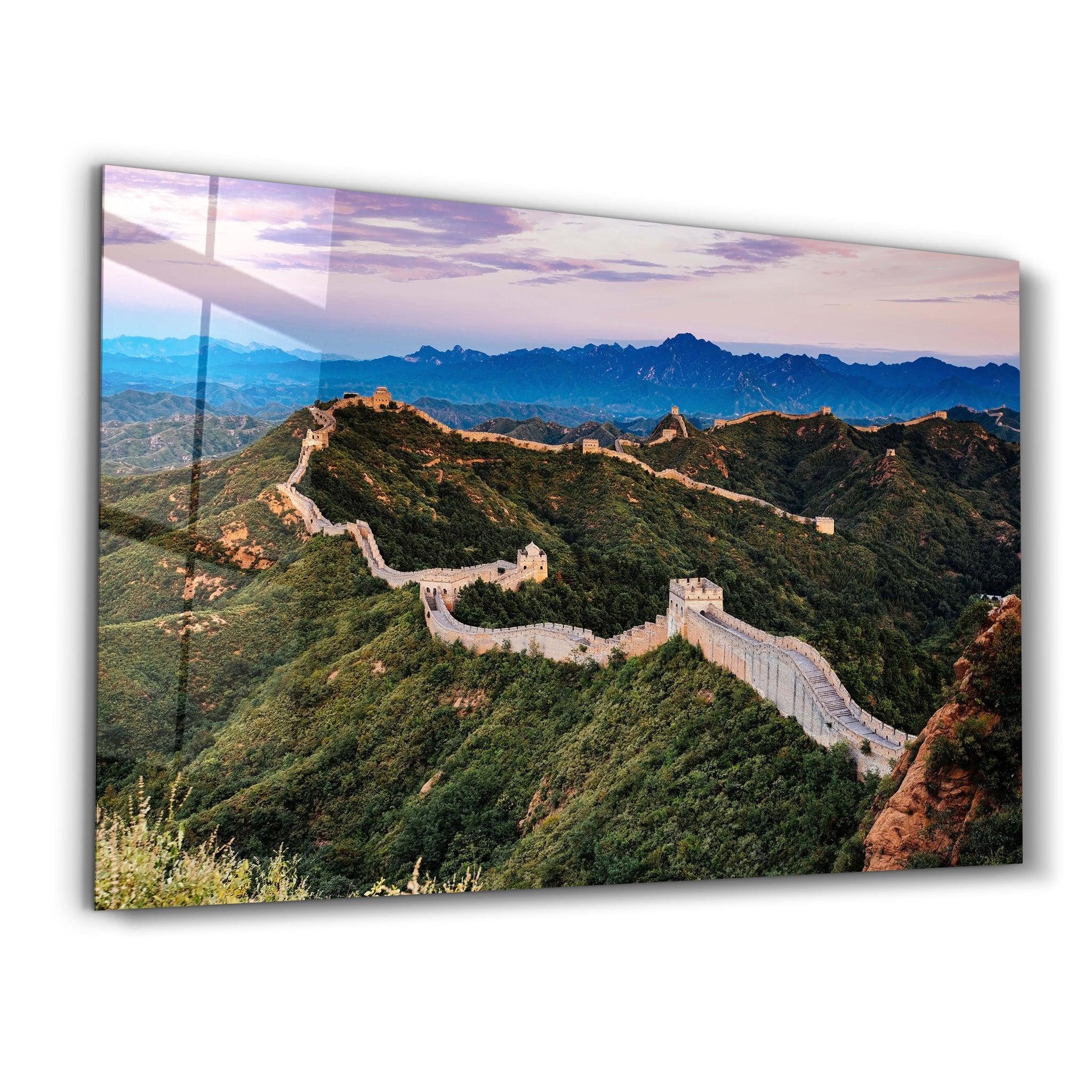 The Great Wall of China Glass Wall Art | ArtDesigna – Artdesigna