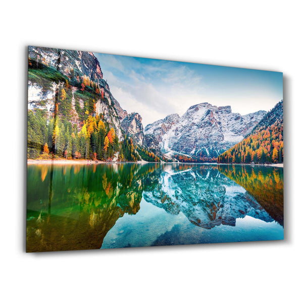 Dolomite - Italy | Glass Wall Art – Artdesigna