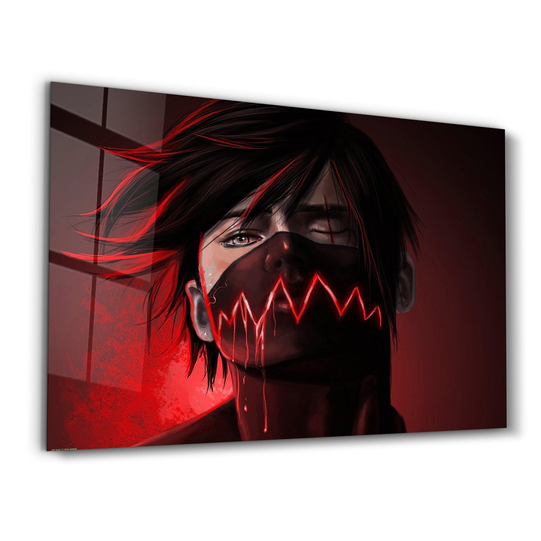 The Evil Behind The Red | Glass Wall Art – ArtDesigna Glass Printing ...