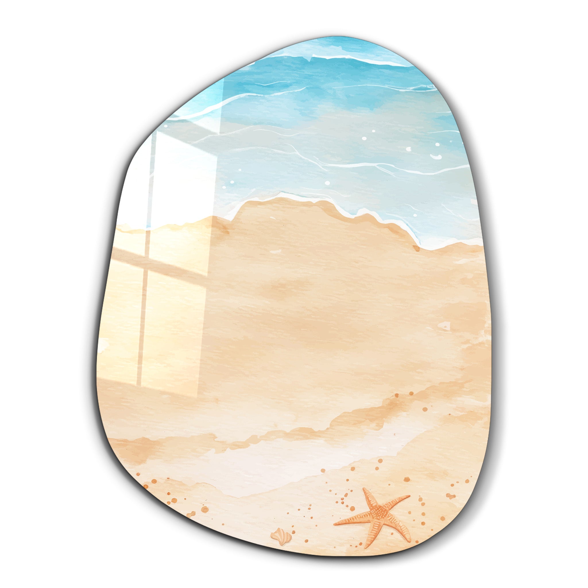 Coastal Dream – Amorphous Glass Wall Art – Artdesigna