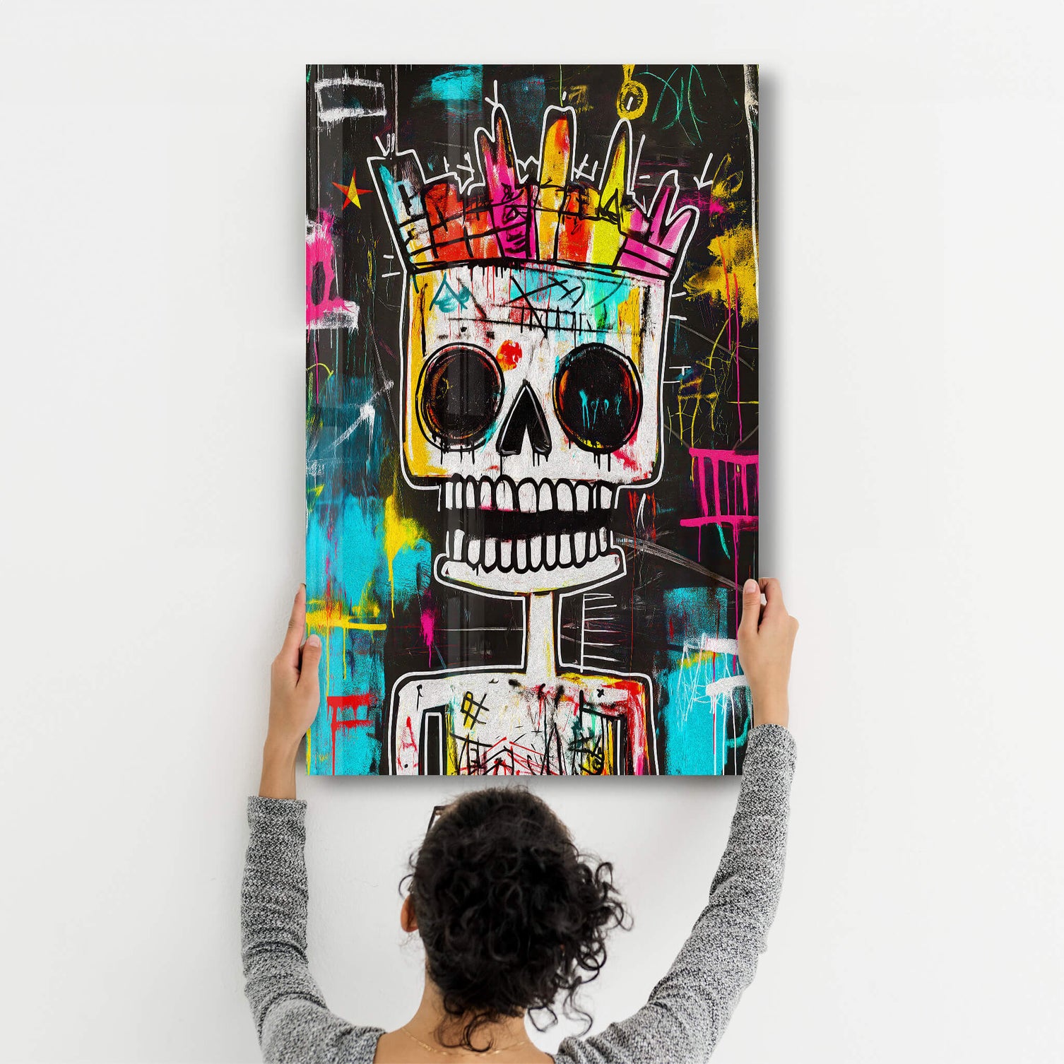 Dead Crown JMB Style - Glass Wall Art – Artdesigna