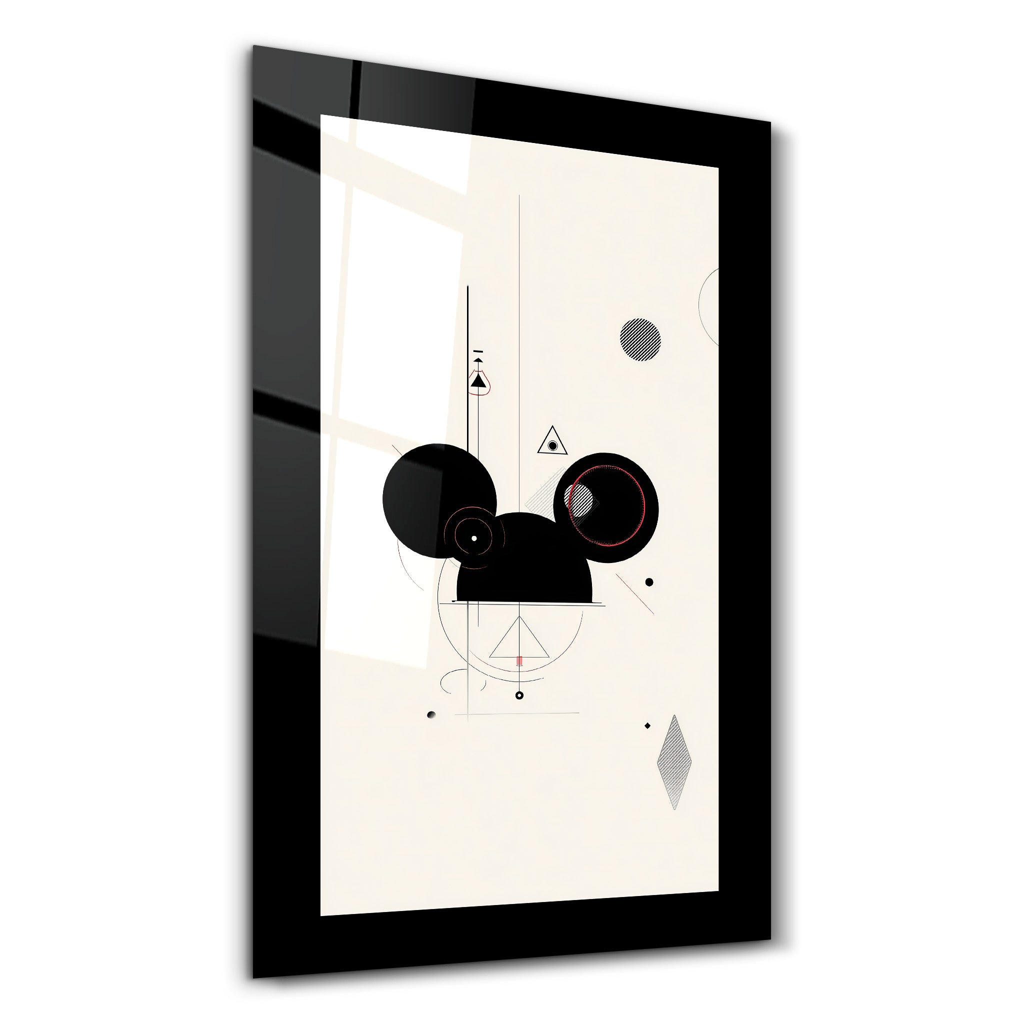 The Mouse Reimagined – Glass Wall Art – Artdesigna