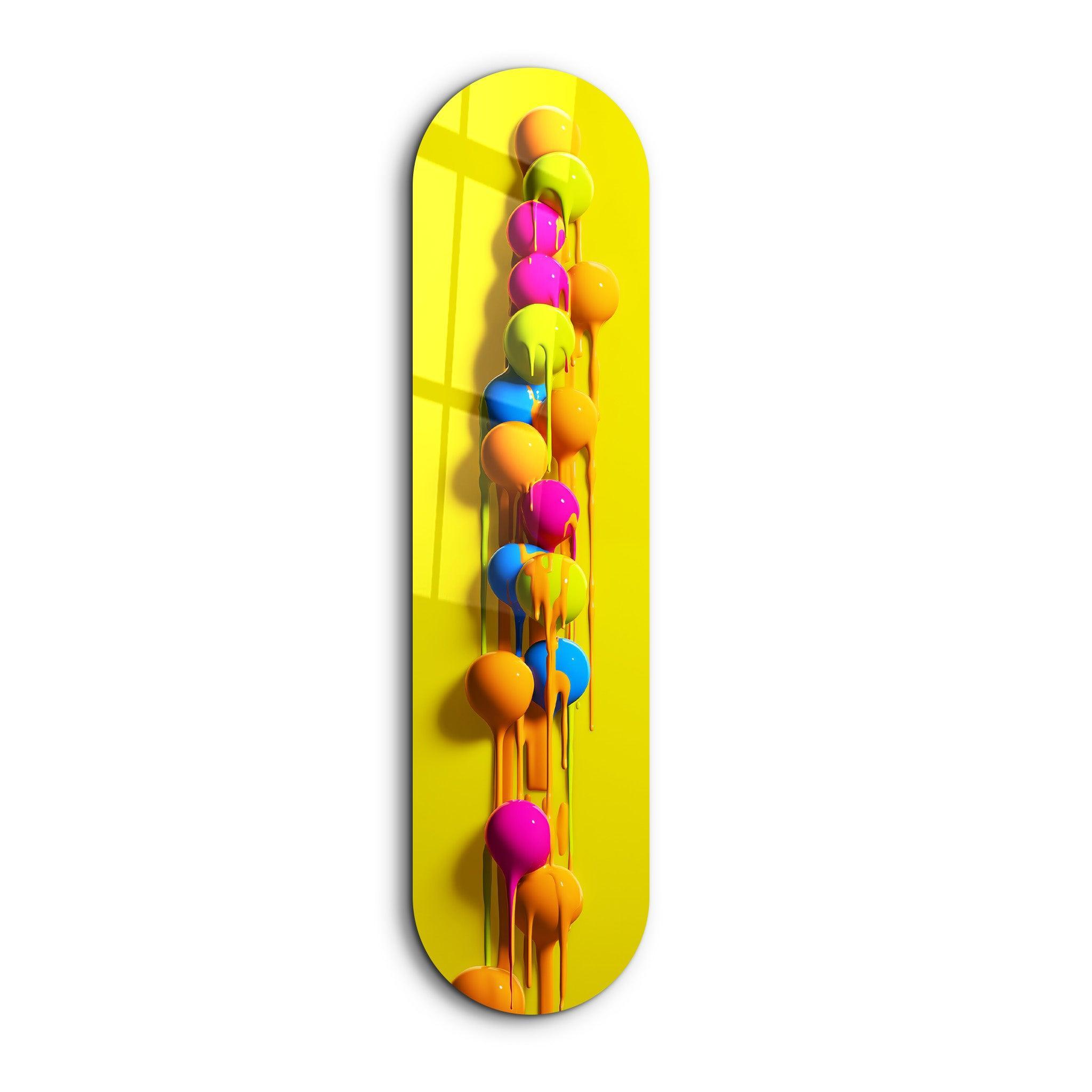 Melting Bubbles | Glass Wall Art – Artdesigna
