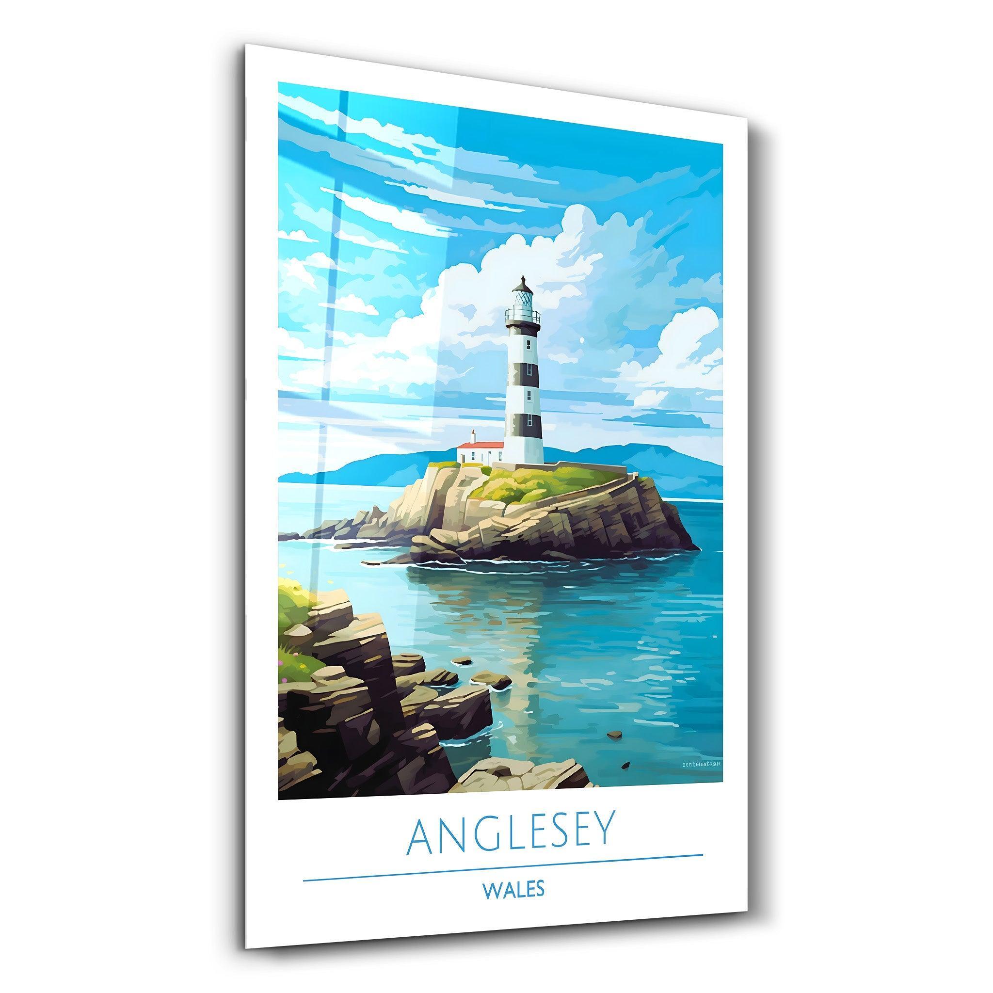 Anglesey Wales-Travel Posters | Glass Wall Art – Artdesigna