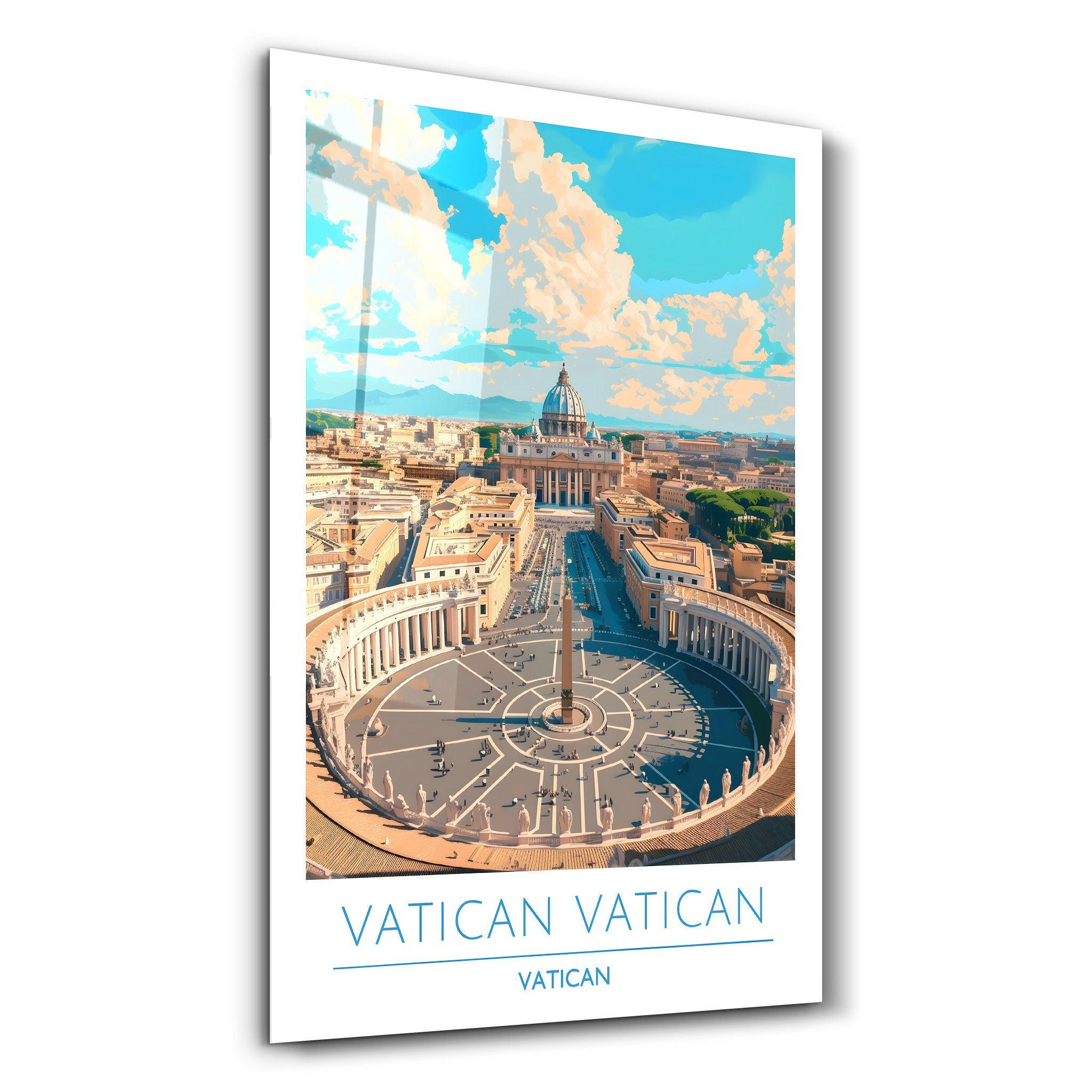 Vatican Vatican-Travel Posters | Glass Wall Art – Artdesigna