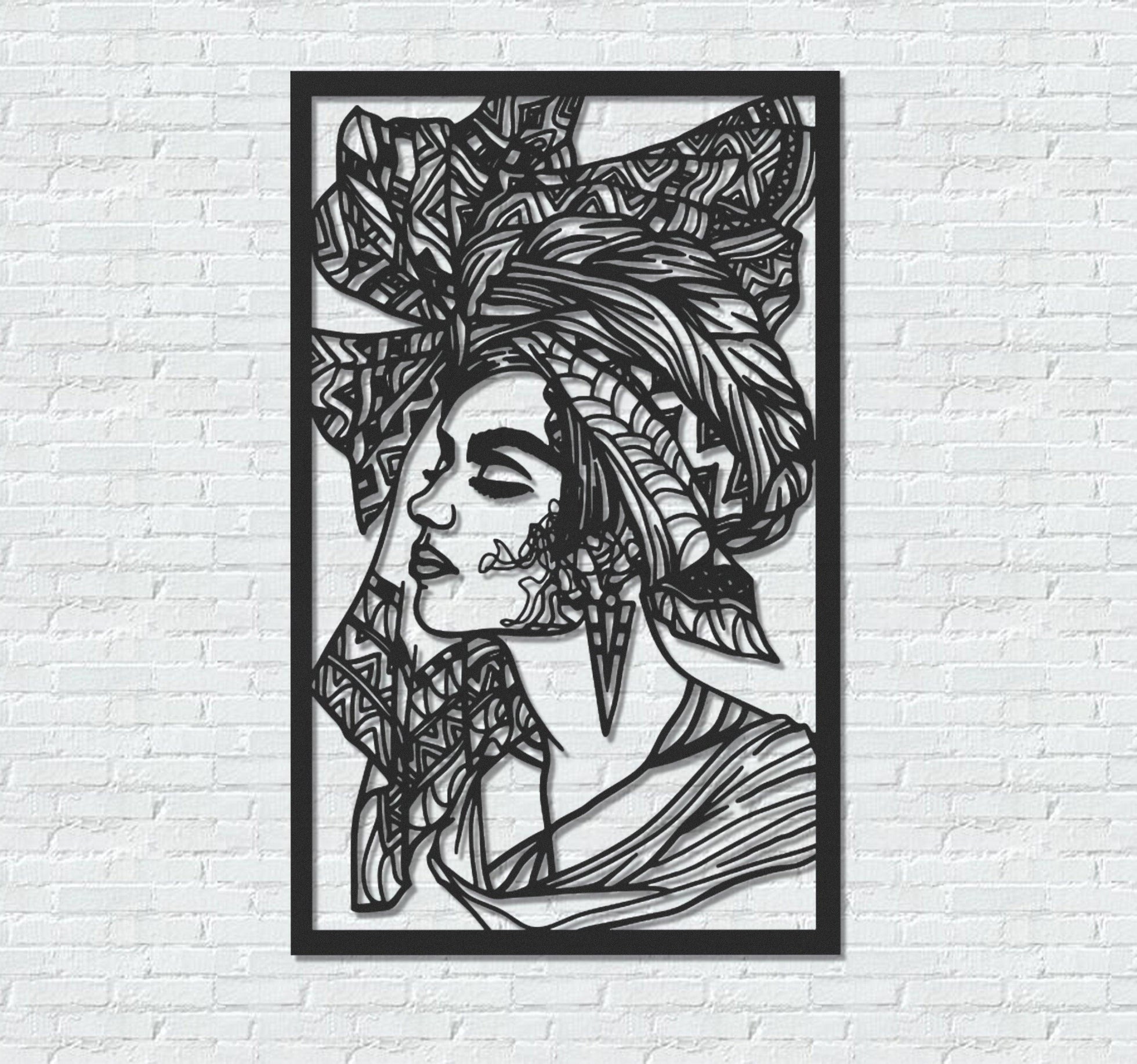 Cuban Woman"・Premium Metal Wall Art - Limited Edition – Artdesigna