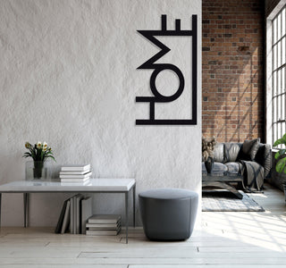 Home Sign"・Premium Metal Wall Art - Limited Edition – Artdesigna