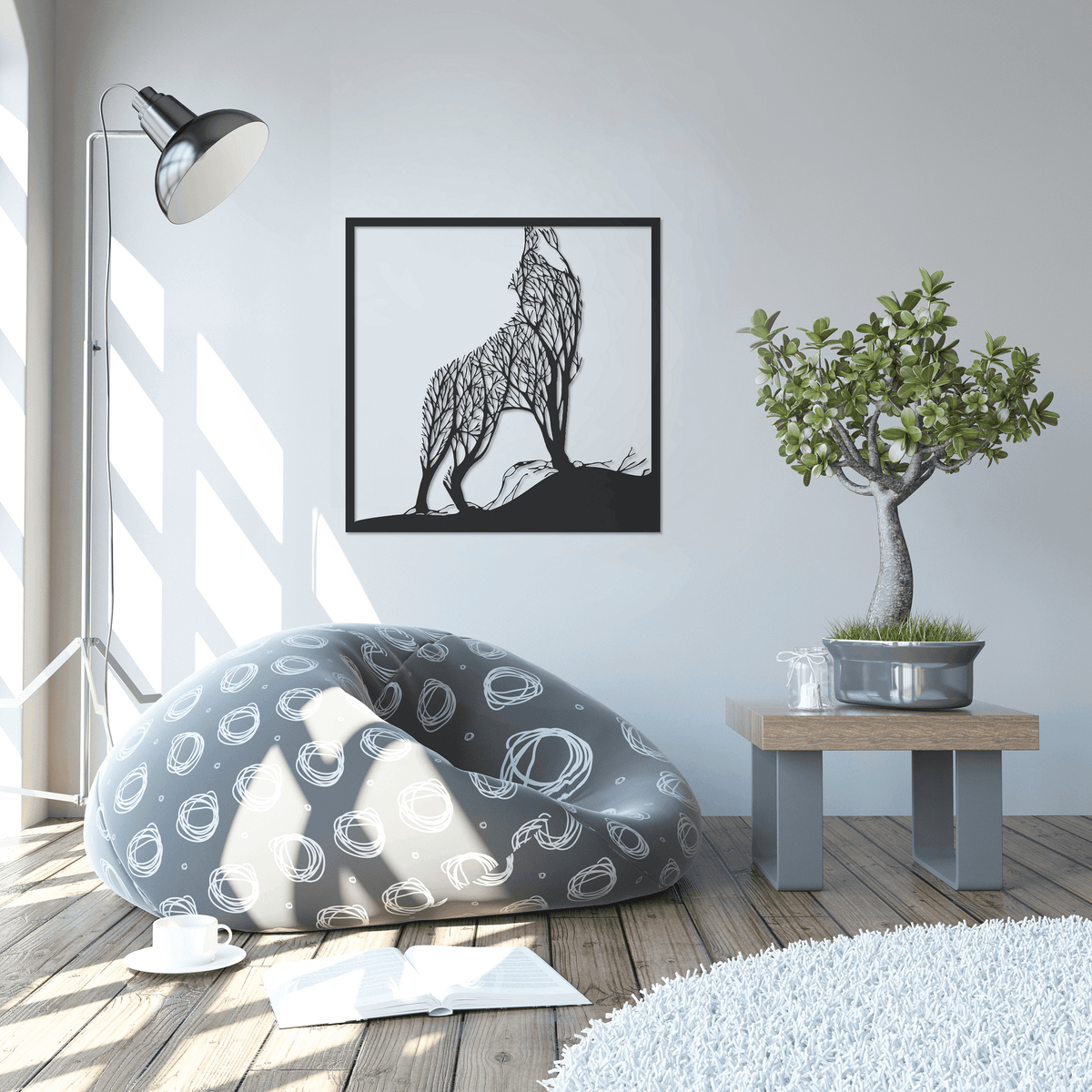 Wolf Tree"・Premium Metal Wall Art - Limited Edition – ArtDesigna Glass ...