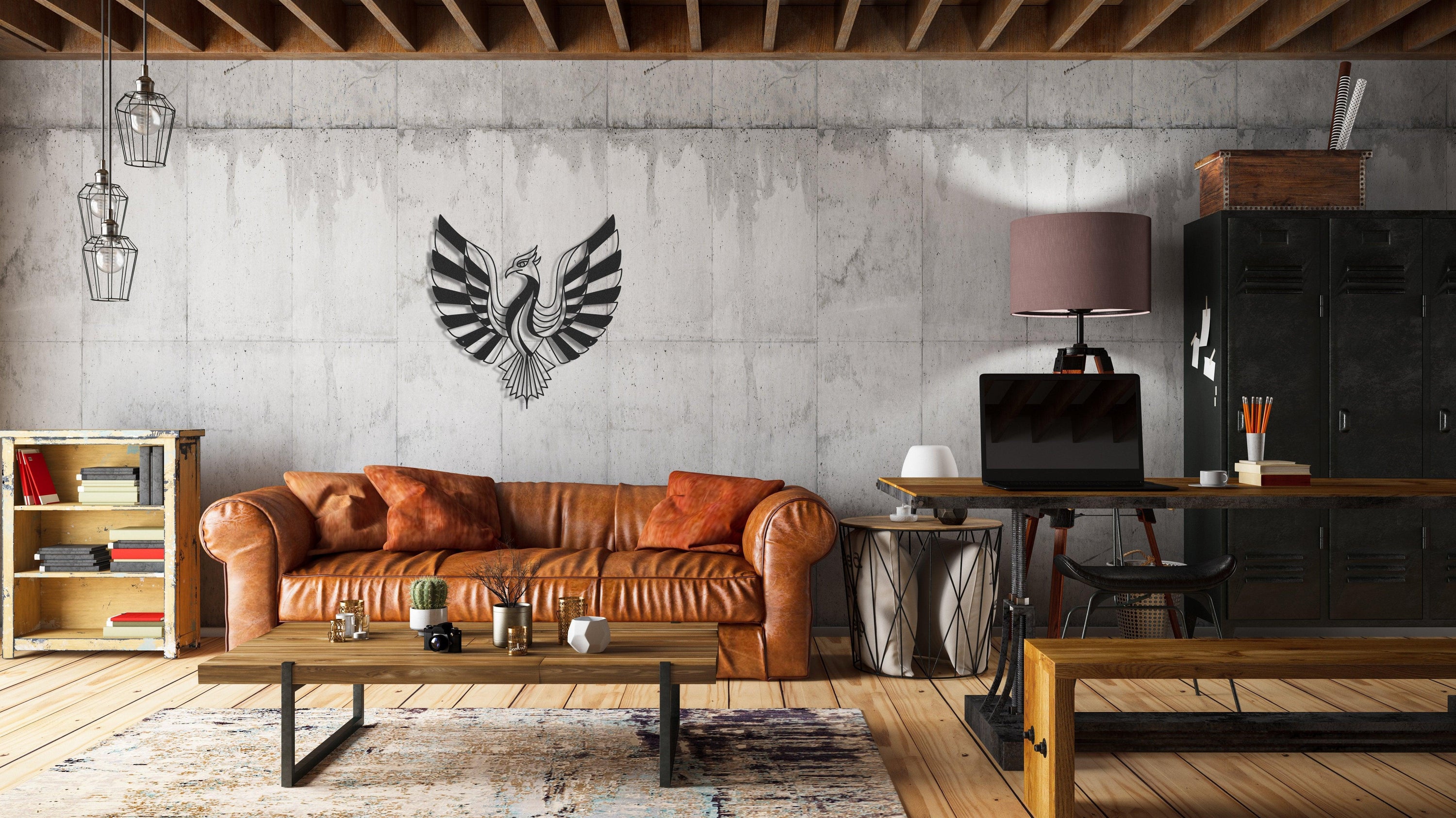 Phoenix"・Metal Wall Art -